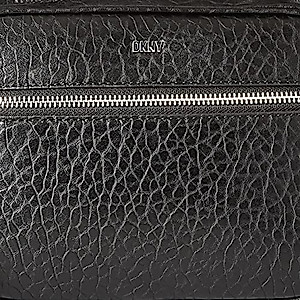 DKNY Abby Th Satchel, Black/Silver