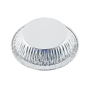 D&W Fine Pack Wilkinson B10 4 1/4" Aluminum Foil Tart Pan Disposable Baking Mini-Pie Plate Tin (Pack of 200)