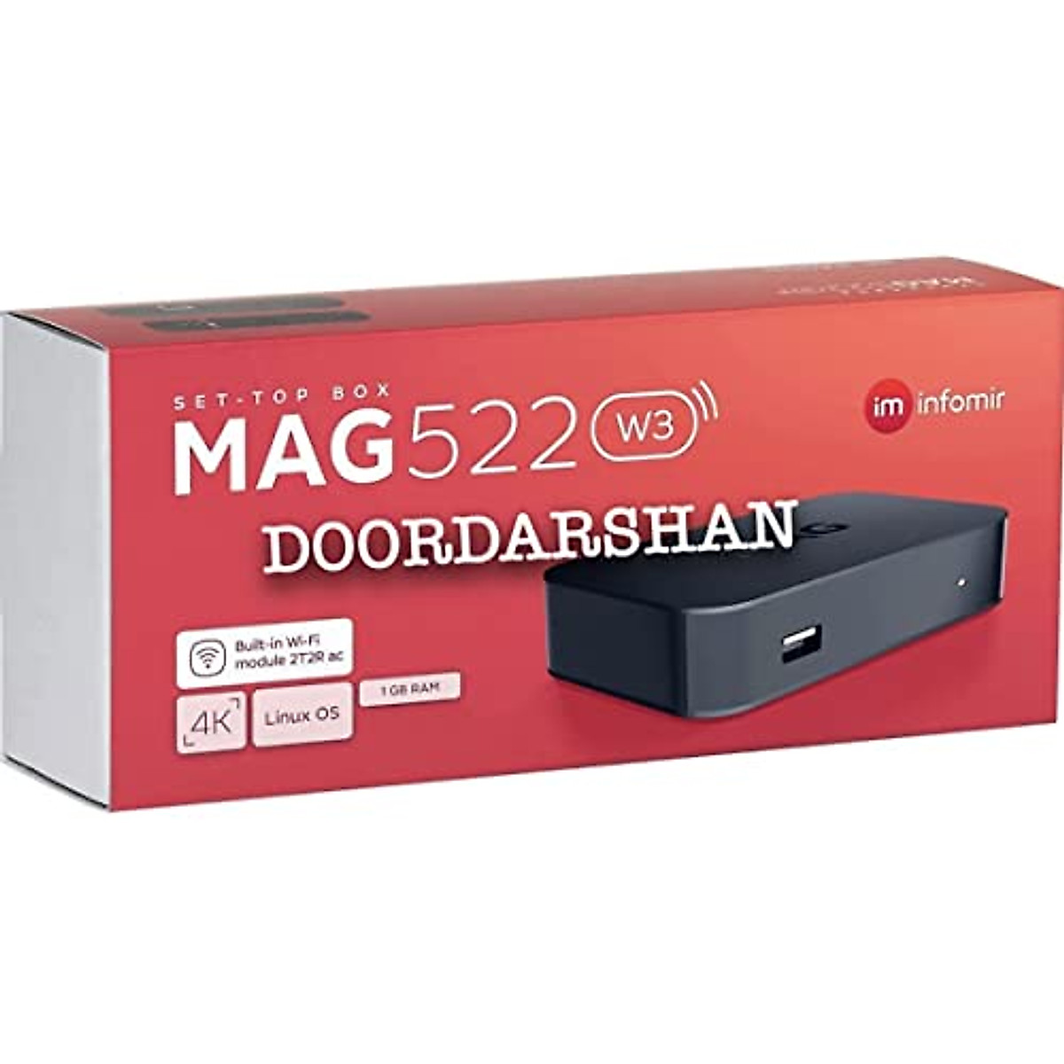 2022 Latest Genuine Mag 522 W3 v2 4K HDR, Built-in Dual Band 2.4G/5G 2T2R ac WiFi, HDMI Cable (Much Faster Than Old Mag 420w1 and 322W1)