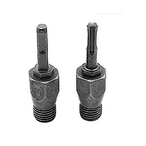 Dtacke SDS-Plus Arbor Adapter Hammer Diamond Core Drill Bits Connecting Hammer Drill Bit Accessories (Round Shank)