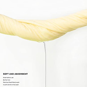 YEONHWA 10Pack Soft Muslin Baby Bibs, Cute Banadana baby Drool Bib for Girls & Boys, Super Absorbent Bibs Set for Teething and Drooling, Solid Color