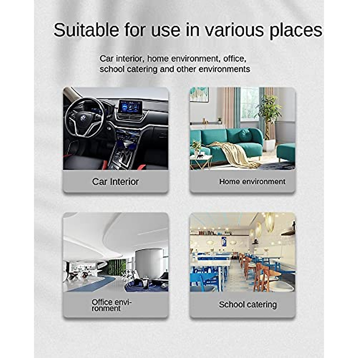 GD-09 Handheld Spray Gun Human Body Induction Atomization Home car Hotel Automatic Nano Spray Gun Disinfection Atomization Disinfection Sprayer, Suitable for Home, Office, Garden, Gym, School-White