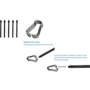 Galaxy Tab S7/S7 Plus Stylus S Pen Replacement (with Bluetooth) (Black)