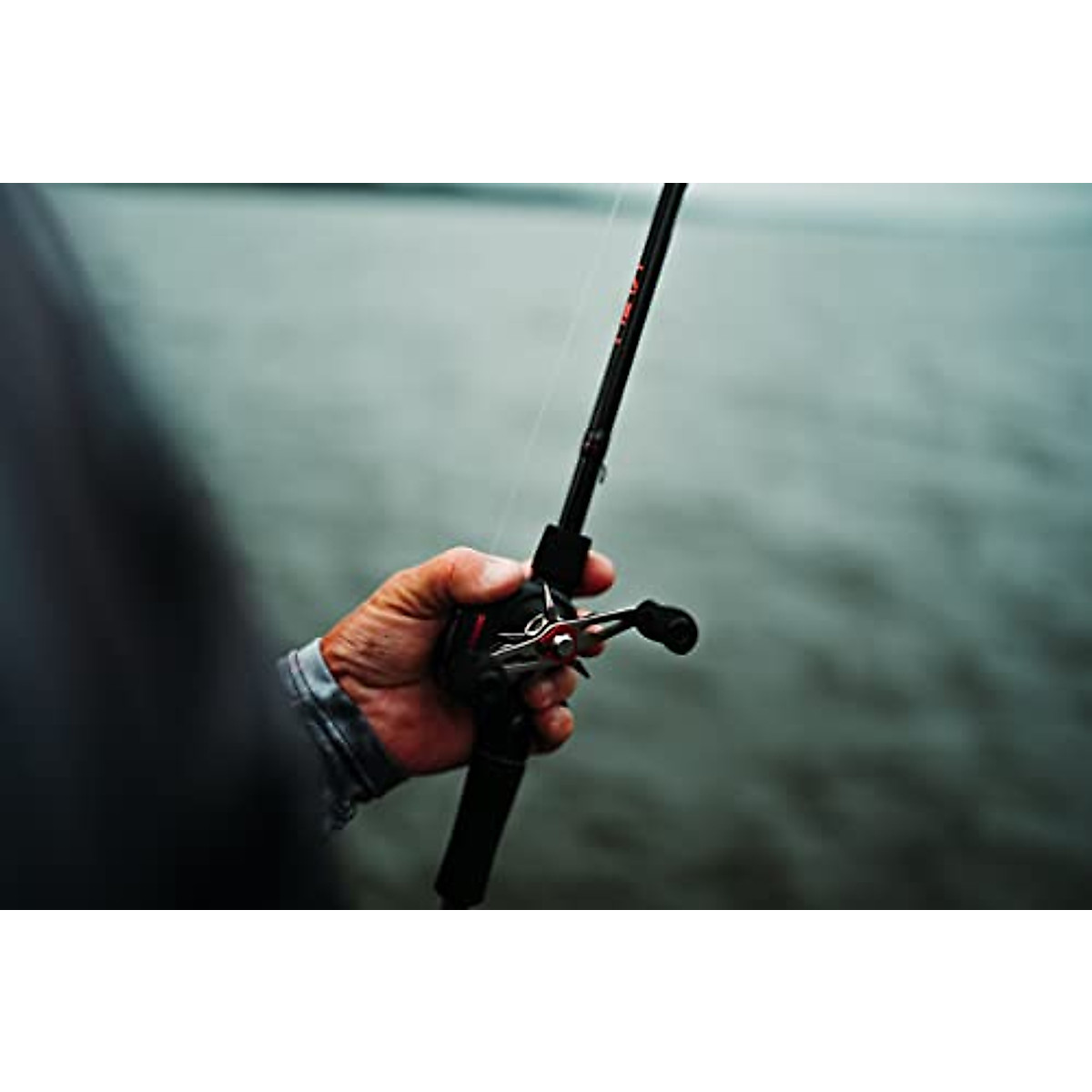 13 FISHING - Inception G2 Baitcast Reel - 5.3:1 Gear Ratio - Power Model - Left Hand Retrieve (Fresh) - ING2P-5.3-LH, Black