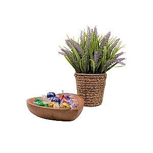 Heart Shaped Wooden Salad Bowl, Fruit Bowl, Candy Bowl, Decorative Wood Bowl, Hand-Crafted, Eco-Friendly, Large 10”(W) x 10” (L) x 2” (H)