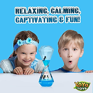 YoYa Toys Liquimo Penguin - Liquid Motion Bubbler for Kids and Adults - Penguin Theme - Satisfying Toys for Stress and Anxiety Relief - Fidget Toy Can Be Used as a Colorful Kitchen Timer