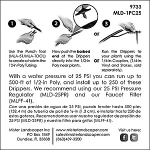 Mister Landscaper 1 GPH PC Dripper (Bulk 15)