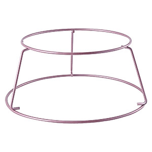 Hemoton Bread Cooling Rack Cooling Rack Round Mega Cooling Rack Roasting Rack Baking Cooling Rack Cake Mold Rack Pastry Rack Rose Gold Cake Stand Cake Holder Large Stainless Steel Chiffon