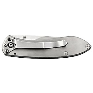 Buck Custom Engraved Stainless Steel Pocket Knife (Fingerprint + Text Engraving)