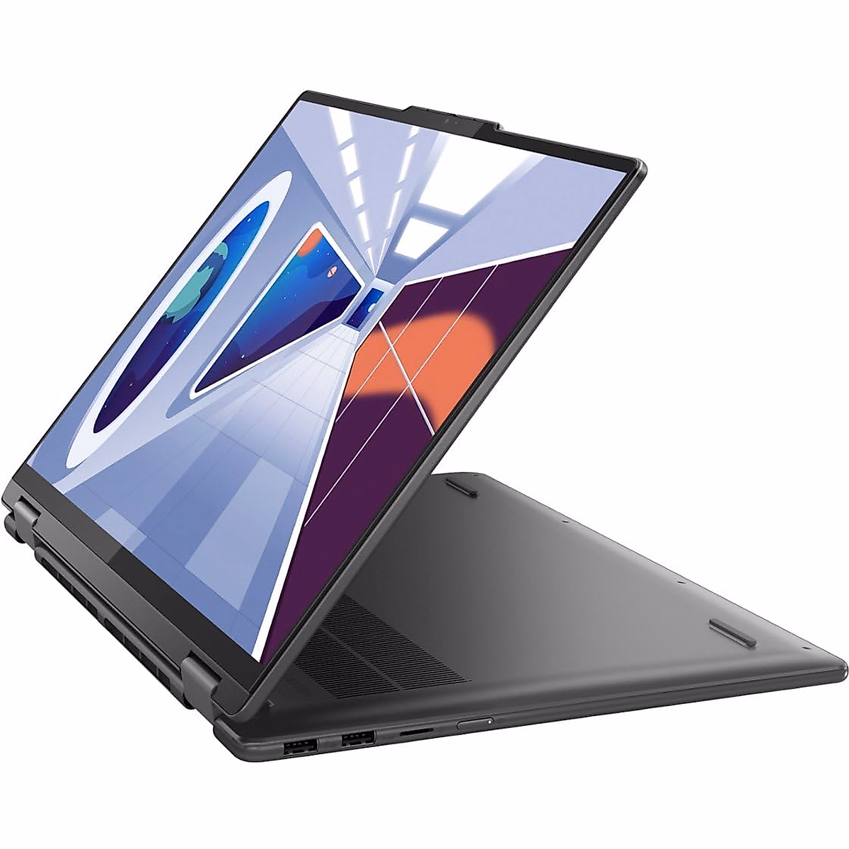 Lenovo Yoga 7i 2-in-1 16" WUXGA Touch Laptop, Intel Core i5-1335U 4.6GHz 10core, Intel Iris Xe Graphics, 8GB Memory 512GB SSD, Fingerprint, WiFi 6E, Backlit KB, Win11, Storm Grey, W/GaLiMu