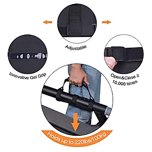 Epessa Hand Carrying Handle Strap for Kick Scooter Electric Scooter Folding Bike, Scooter Carry Strap with Innovative Gel Non-Slip,Compatible with Segway ES1/ES2/ES3/MAX Mijia M365/M365 Pro