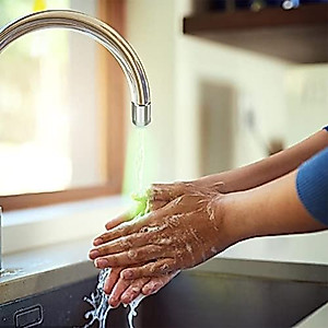 Acouto 3 Color LED Light Changing Glow Temperature Sensor Shower Stream Water Faucet Tap for Kitchen Temperature Control LED Light Water Faucet Tap