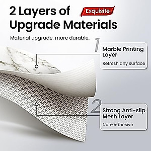 Drawer Liner Shelf Liners for Kitchen Cabinets: Non-Slip Cabinet Liner Non Adhesive Liner for Drawers and Cabinets for Kitchen Cupboard, Dresser Drawer, and Storage Organizer, White, 12 in X 10 FT