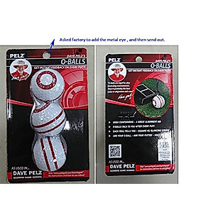 Pelz Golf DP4016 O-Ball (3 Pack) white ,standard