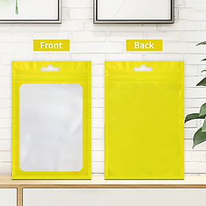 100 Pack Smell Proof Bags, Odorless Mylar Bags with clear Window Foil Pouch for Food Self Sealing Storage Supplies (Green, 3x4.7 inch)