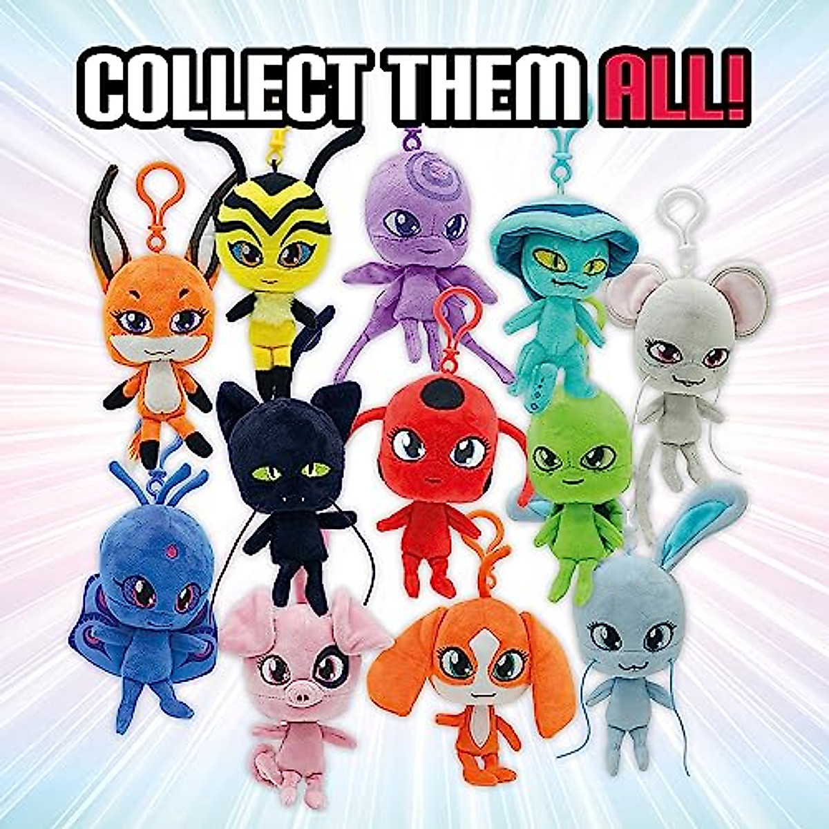 5-Inch Nooroo Butterfly Plush from Miraculous Ladybug