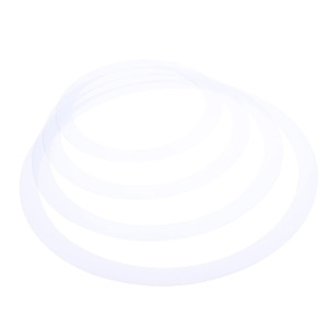 Vaguelly 4pcs Drum Muffler Dampening Rings 12 13 14 16inch Snare Drum Mute White Drum Silencer Snare Drum Mute Ring Silencer for Drum