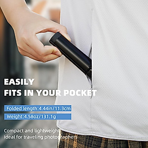 HeiyRC Mini Vlog Tripod for DJI Pocket 3 OM 4 5 Osmo Mobile 2 3, for GoPro 13 Max Hero, for Insta360 X3 X4 X2, ZHIYUN Smooth Hohem Feiyu Stabilizer DSLR Camera Desktop Tabletop Stand Grip Accessories