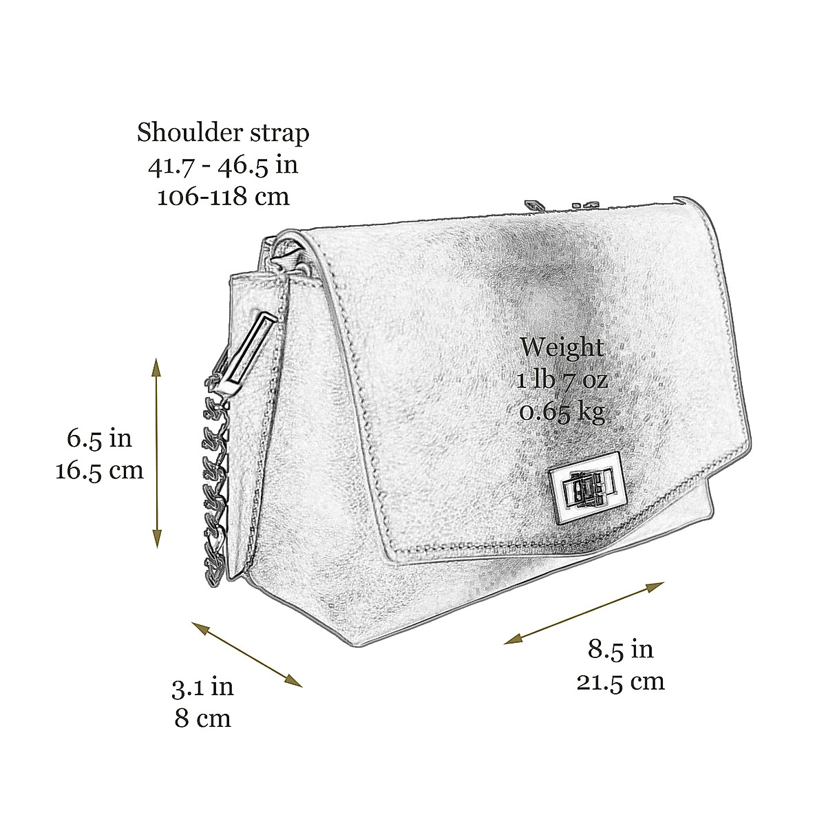 Time Resistance Leather Crossbody Bag for Women - Full Grain Leather Shoulder Bag - Stylish Messenger Bag Purse (Black)