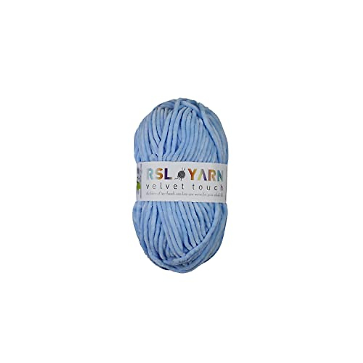RSL YARN Velvet Yarn 2 SKEINS 100g(132yds) Yarn for CROCHEITING Crochet Yarn 120m Crochet Yarn Baby Yarn Blanket Yarn Chenille Yarn Thick Yarn Knitting Yarn Soft Yarn AMIGURUMI Yarn Plush Yarn (103)