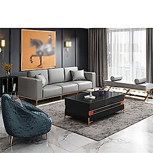 JFGJL Leisure Sofa Single Double Three Seat Lazy Sofa Hotel Bar Small Apartment Living Room Soft Armchair