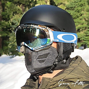 Neoprene Winter Half Face Mask- Ski, Snowboarding, Motorcycle. with Air Vents.