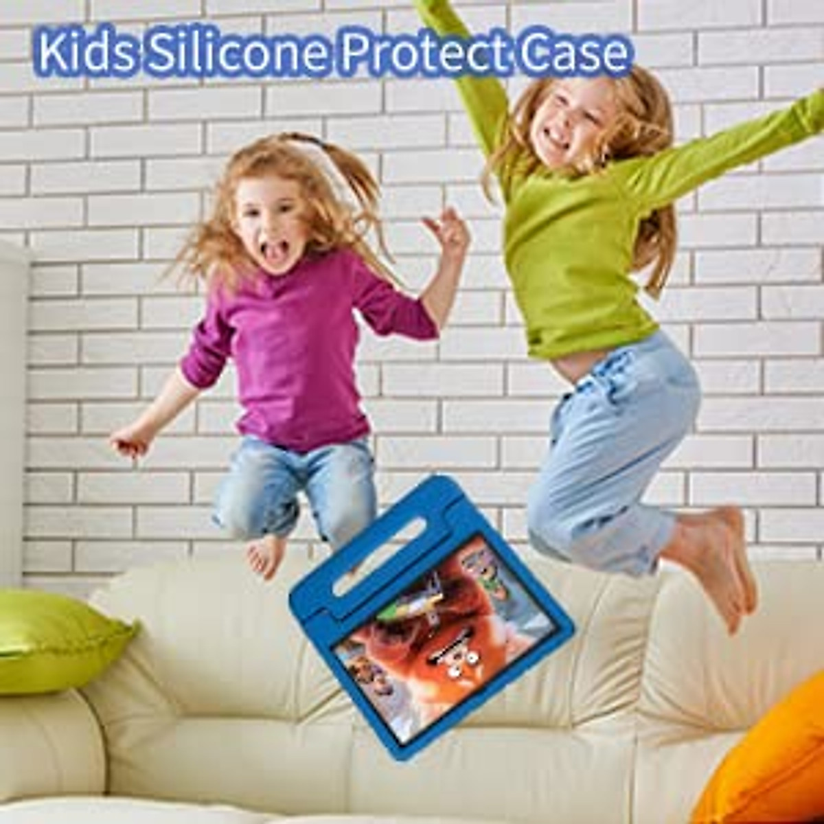 NOBKLEN Kids Tablet 10 Inch, 2023 Android Tablet for Kids and Parental Control, 2GB+32GB ROM, 6000mAh Battery