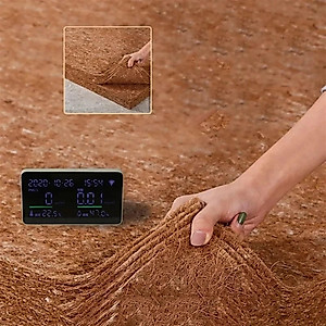 Queen Mattress Topper, Foldable Mattress，Green Pure Natural Coconut Palm Hard Mattress, 1.18/2.36/3.15in Thick 3E Coir Filling - 7 Comfort Zones - Twin - Queen - King - Full Size(Size:71x78.7x2in)