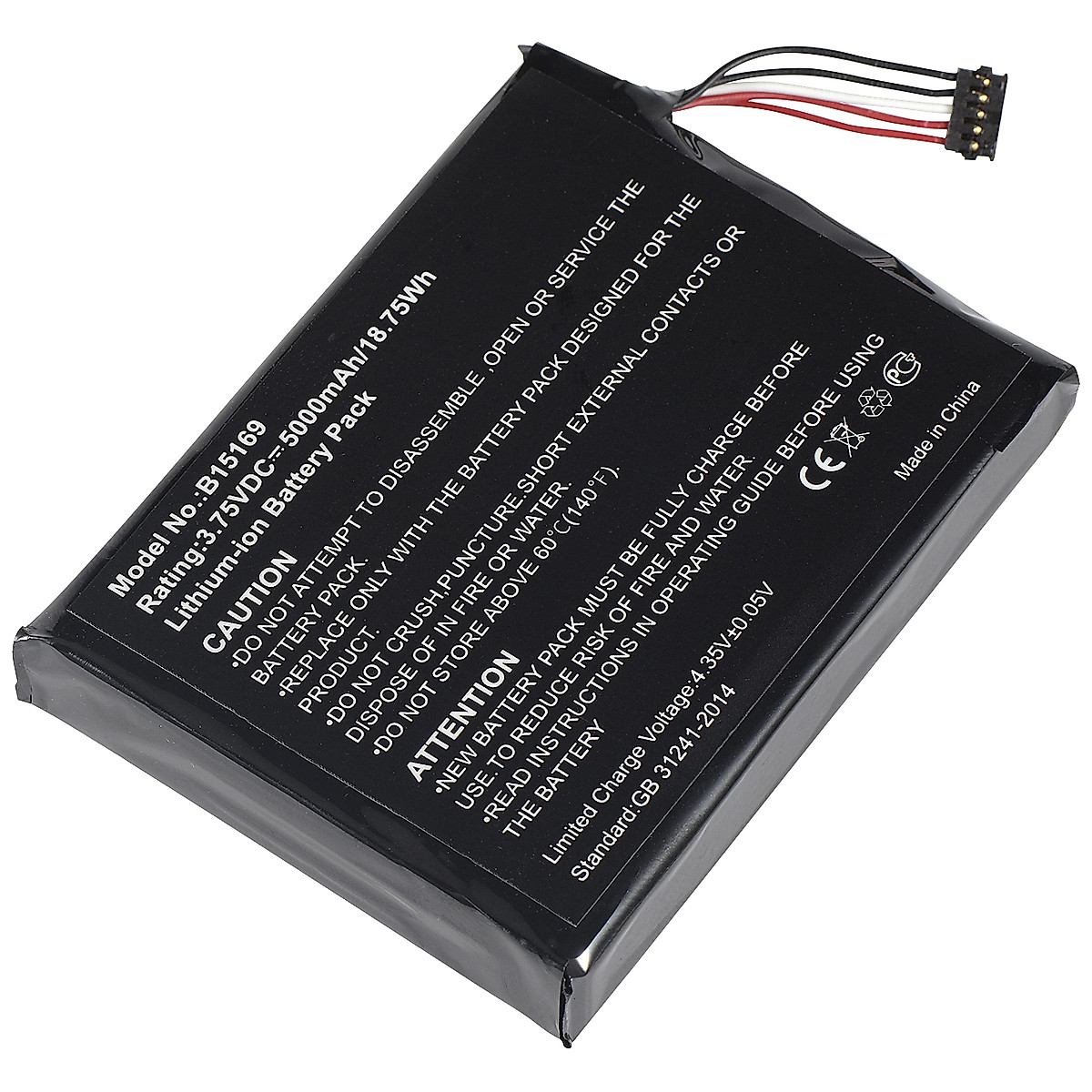 BXX Replacement Battery for B15169 Compatible with Ring-1St Gen Video Doorbell 1St Gen 5000mAh 3.75V