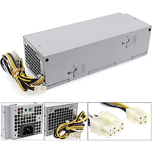 Upgrade 240W Power Supply for Dell Inspiron 3650 3656 Optiplex 3040 5040 7040 SFF HU240AM-00 AC240EM-00 L240NM-00 P/N: THRJK 04GTN5 4GTN5 H62JR 2P1RD AC240NM-00 B240NM-00 H62JR 3RK5T HU240NM-00 (8+4p)