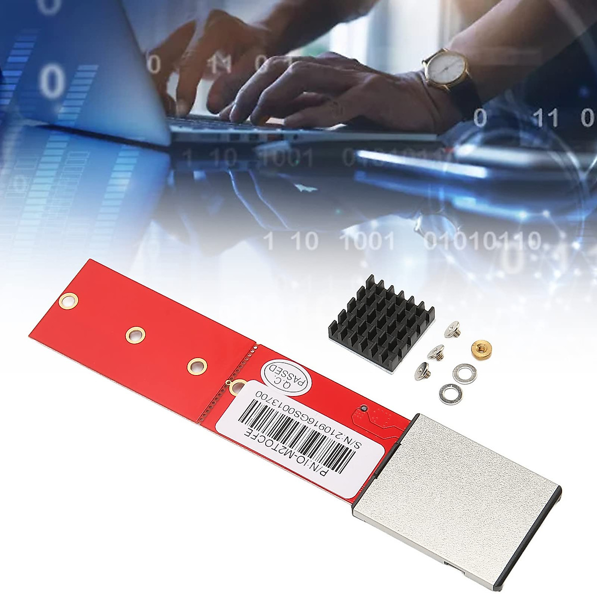 LBEC CF to M2 NVMe SSD Adapter, 2000MBs CF to M2 NVMe SSD CH SN530 1TB Expansion Card