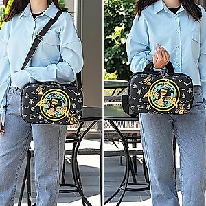 Zelda Carrying Storage Case for Nintendo Switch/OLED Model - Tears of the Kingdom - Portable Hard Shell Travel Messenger Bag Soft Lining 18Card Slots for Switch Console Pro Controller & Accessories