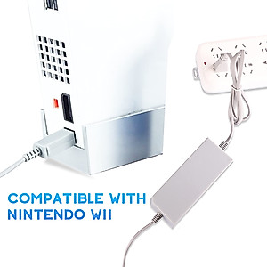 Xahpower 3 in 1 Accessories Bundle Kits for Wii, AC Power Supply Adapter + Wii to hdmi Converter and Wired Infrared Ray Sensor Bar Compatible with Nintendo Wii