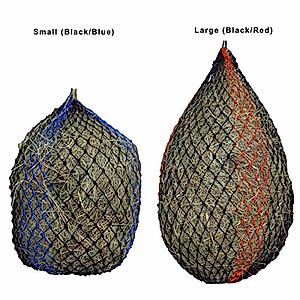T TEKE Deluxe Slow hay Feeder hay nets, 1-3/4" Feeding Holes, Horse Supplies hay Bags for Horses, Goats
