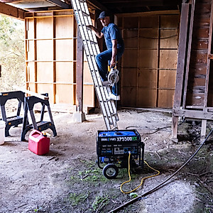 DuroMax XP5500HX 5,500-Watt Dual Fuel Portable Generator - Gas & Propane, Electric Start, RV & Emergency Ready