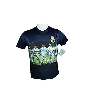 Real Madrid Soccer Official Youth Soccer Training Performance Poly Jersey -Y004 YL