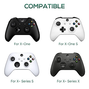 Wireless Controller Keyboards for Xbox Series X/S, 2.4G USB Receiver Controller Qwerty Keypad & Chatpad with 3.5mm Audio/Original Jack, Text Message & Voice Chat, for Xbox Series S/Series X/One/One S