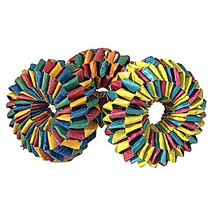 Bonka Bird Toys 03343 Pk3 Tire Foot Talon Bird Toys