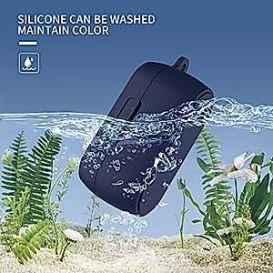 WQNIDE Case for Skullcandy Jib True, Shockproof & Anti-Lost Easy Carrying Silicone Protective Case with Keychain, Skullcandy JIB True Wireless Earbuds Case Cover(Blue)