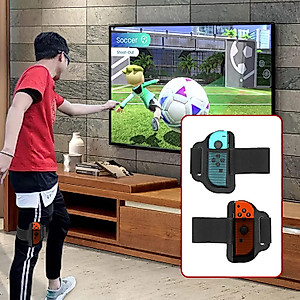 YIKESHU Switch Sports Accessories Bundle for Nintendo Switch, 10 in 1 Family NS Sport Game Switch OLED Kits with Tennis Rackets, Golf Clubs, Chambara Swords, Soccer Leg Straps & Joycon Grips