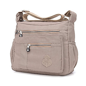 MINTEGRA Crossbody Bag for Women Nylon Waterproof Shoulder Purse Messenger Bag Lightweight Pocketbooks