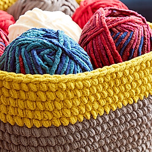 Bernat Blanket Yarn - Big Ball (10.5 oz) - 2 Pack with Pattern Cards in Color (Moss)