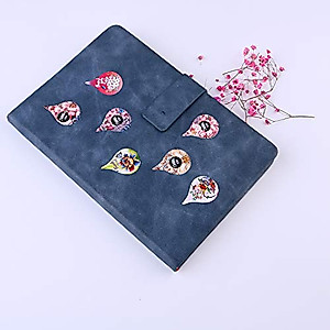 1 inch Water Drop Thank You Stickers, 500 Stickers per roll, 9 Designs in Total, 1000 Multi-Color Thank You Stickers (2 Rolls in Total)