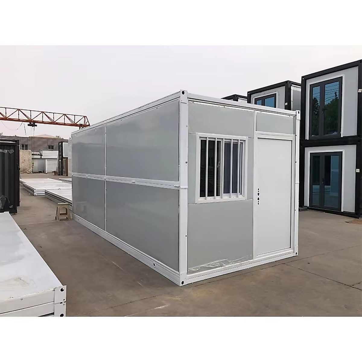 Expandable 20 30 40 Ft Container House Folding Mobile Tiny Home1 2 3 Bedroom Luxury Villa with Door & Lock for Backyard Garden