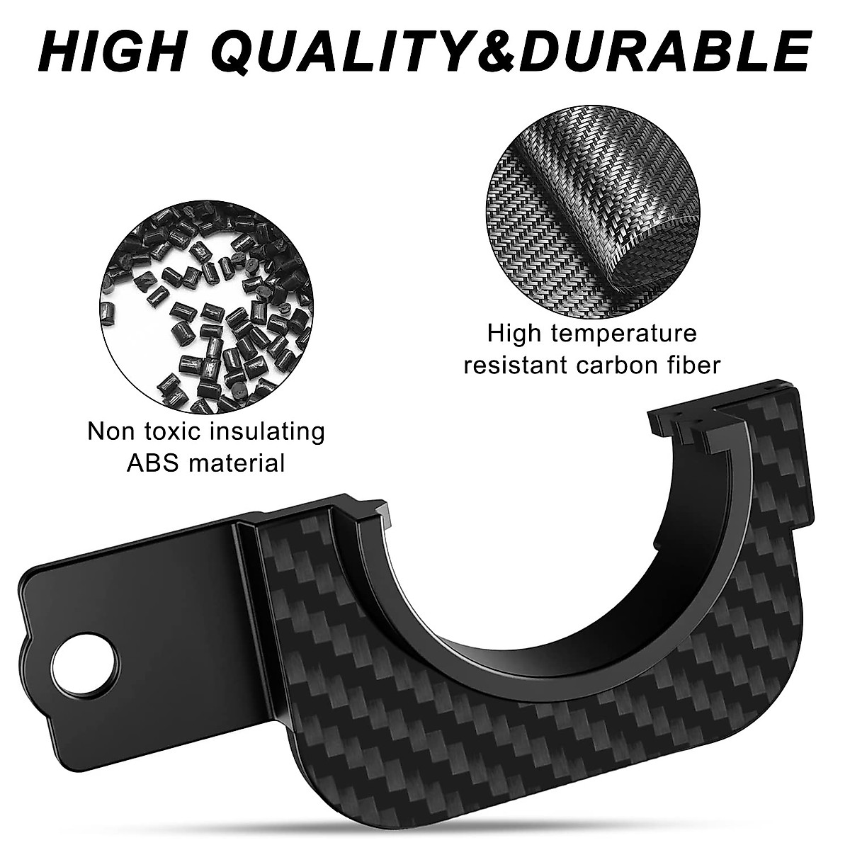 Gas Cap Holder for Tacoma: Gas Cap Holder for Toyota Tacoma Accessories 2016-2022 2023 3rd Gen Tacoma Accessories 2016 2017 2018 2019 2020 2021 2022 2023 | Real Carbon Fiber Gas Cap Holder for Tacoma