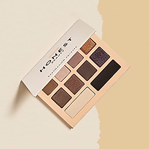 Honest Beauty Get It Together Eyeshadow Palette with 10 Pigment-Rich Shades | Dermatologist Tested + Cruelty Free | 0.67 oz.