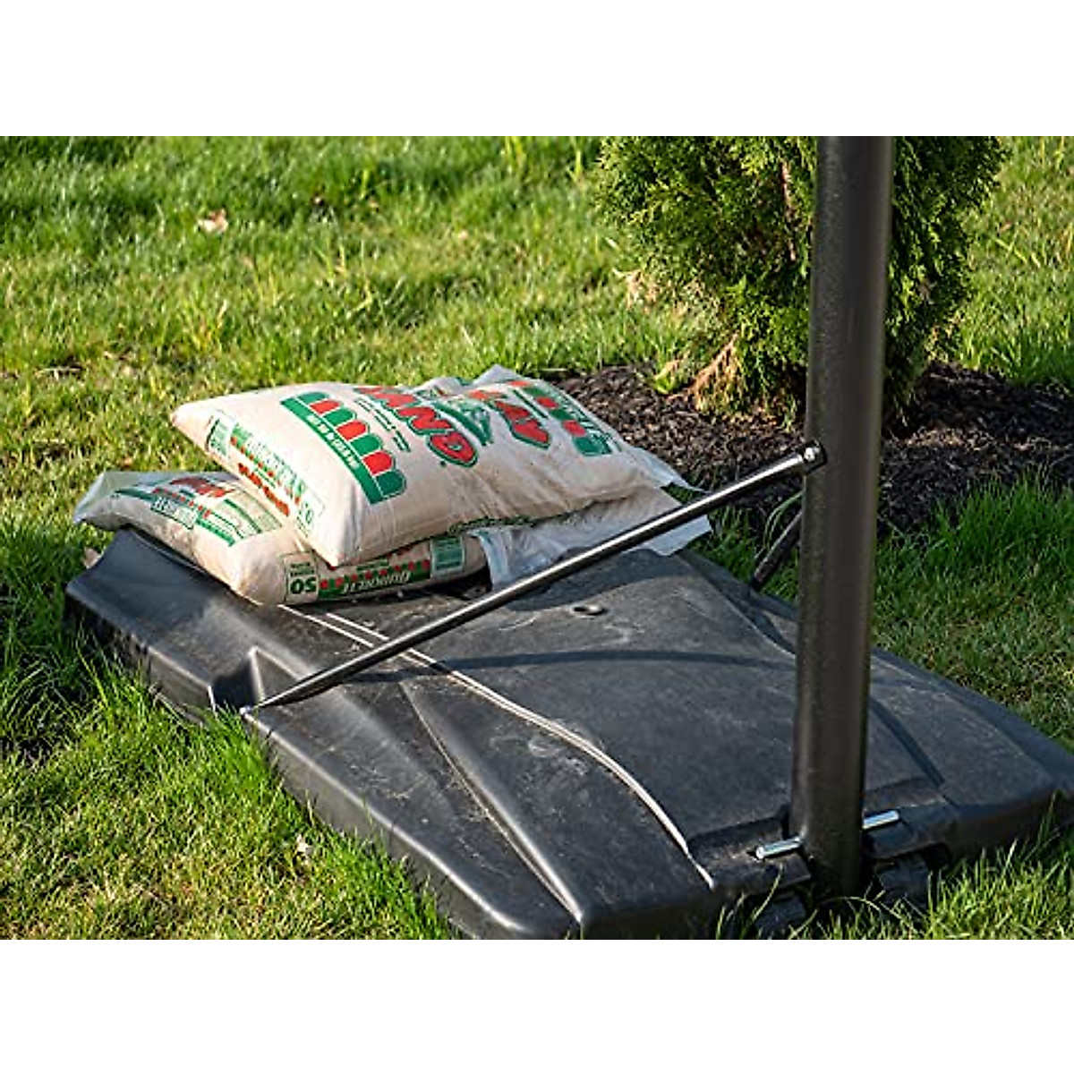 The Hoop Helper – Replace Unsightly Sand Bags, Bricks and Concrete Blocks on Your Portable Basketball Hoop!