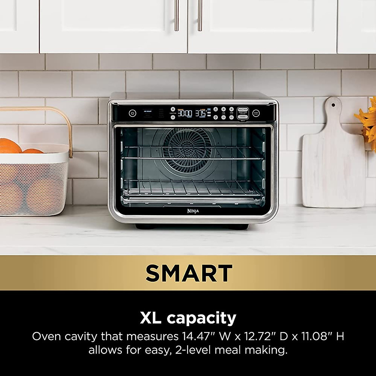 Ninja DT251 Foodi 10-in-1 Smart XL Air Fry Oven (Renewed) Bundle with Premium 1 YR CPS Enhanced Protection Pack