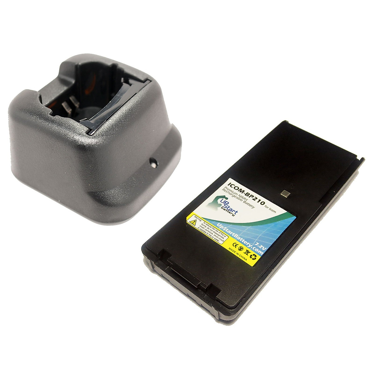 Two-Way Radio Batteries and Chargers (1600mAh, 7.2V, NI-MH) for Icom IC-A24E, ICOM BP-209, BP-210, BP-222, BP-209N, BP-210N, BP-222N, IC-A6, IC-A6E, IC-A24, IC-A24E, IC-F30GT, IC-F30GS, IC-F40GT