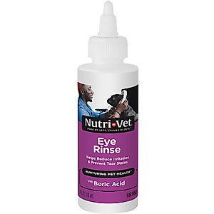 Nutri-Vet Wellness Eye Rinse Liquid for Dogs [Set of 2]